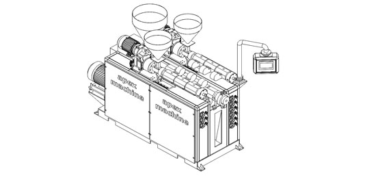Apex PVC Sheet Extrusion Machine - Plastic Extruder Machines